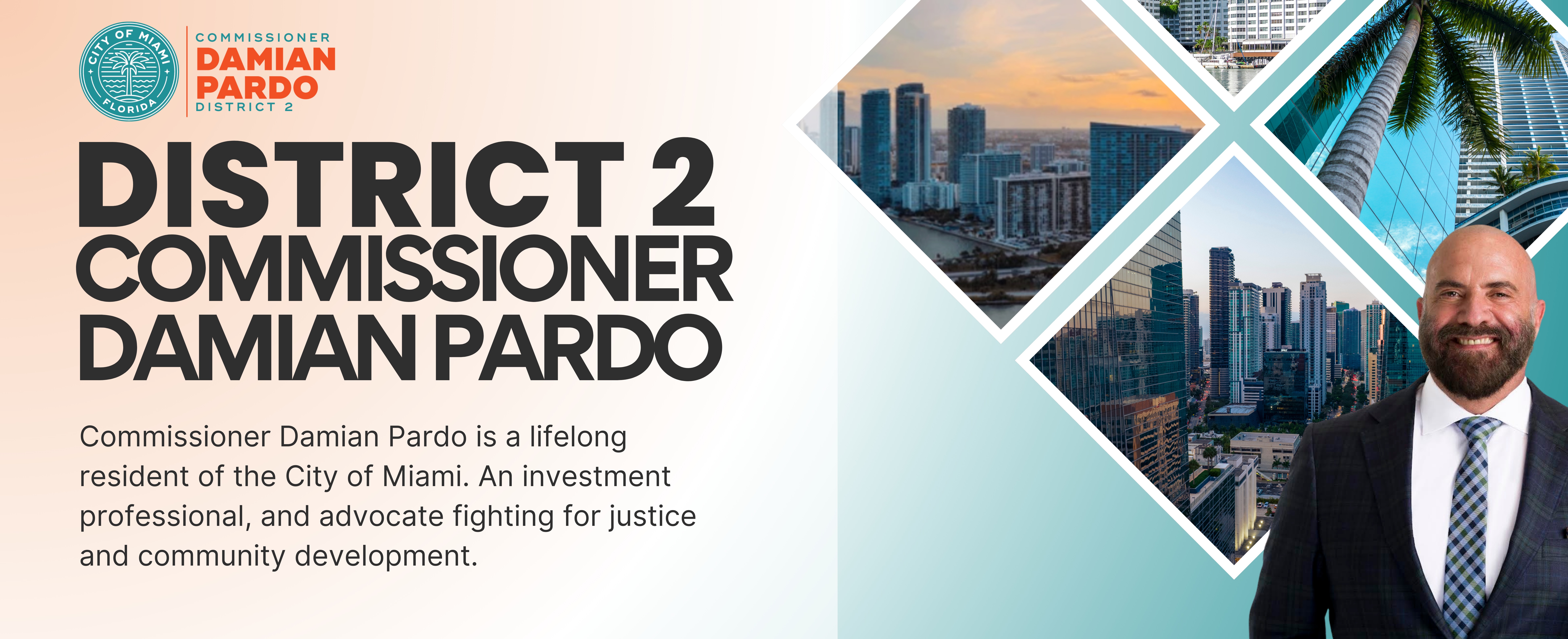 Commissioner Damian Pardo — District 2, City of Miami